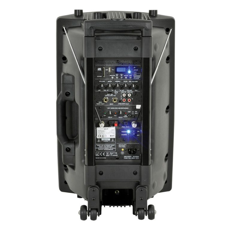 QTX QR15PA Portable PA System with Wireless Mics - Trax Music Store QTX QR15PA Portable PA System with Wireless Mics - Trax Music Store